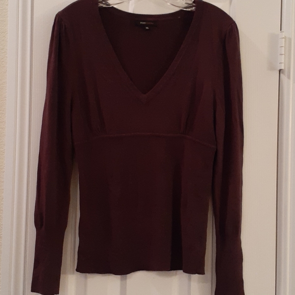 BCBGMaxAzria | Sweaters | Bcbg Brown Sweater Top Xl | Poshmark
